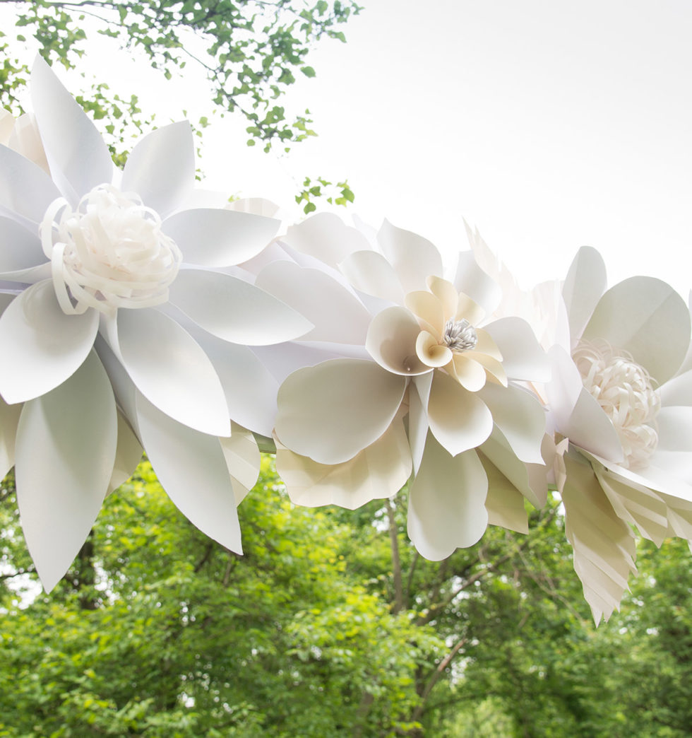 Paper Flower Arches & Frames | Lily of the Valley